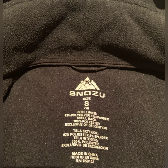 Snozu | Jackets & Coats | Snozu Softshell Fleece Lined Hooded Jacket ...